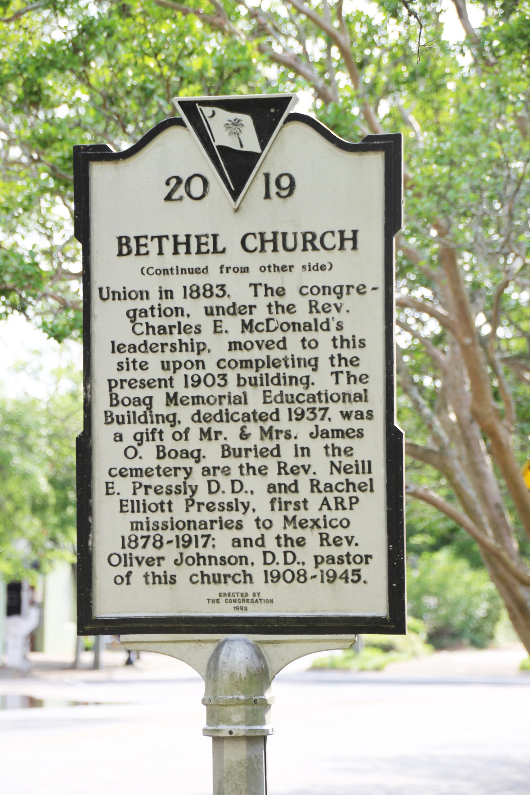 Church History - Bethel ARP Church